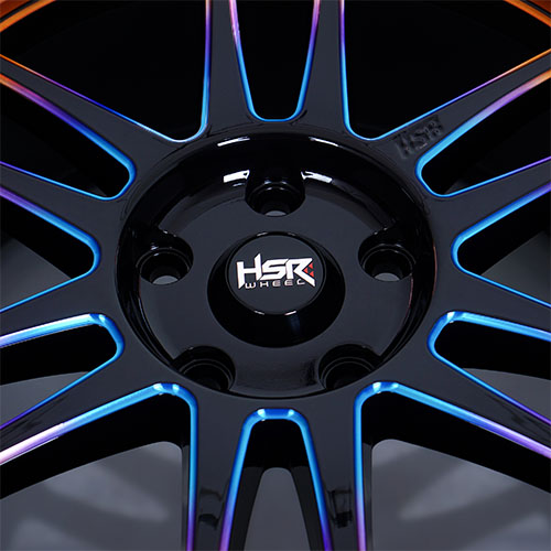 Velg Mobil Rush , Terios HSR BOROKO BLY01 R18 RAINBOW - HSR Wheel