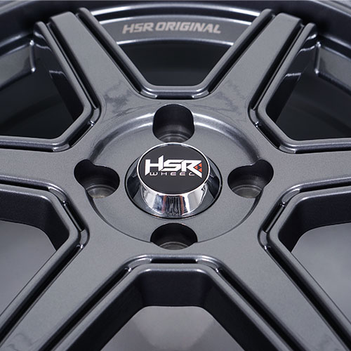 Velg Mobil Brio, Calya, Avanza HSR MINAS R16 GLOOSY GREY - HSR Wheel