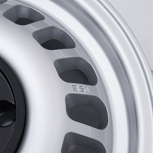 Velg Mobil Brio, Calya, Avanza HSR BSI R15 GLOOSY SILVER - HSR Wheel