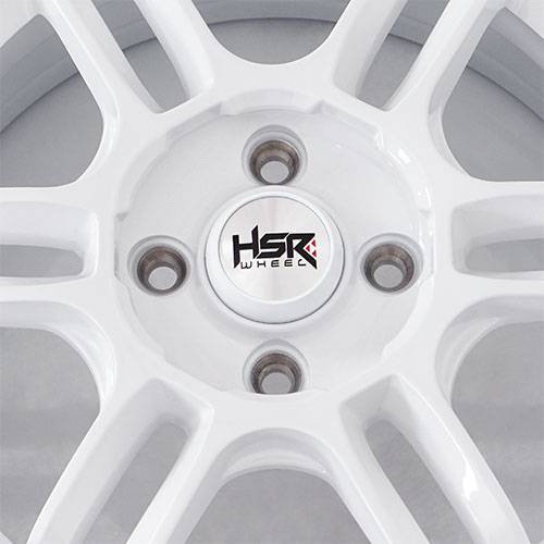 Velg Mobil Agya, Ayla, Baleno, BriO HSR AERI R15 WHITE - HSR Wheel