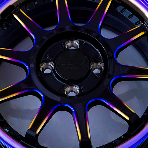 Velg Mobil Ayla HSR GYMKANA BOROKO 01 R15 RAINBOW - HSR Wheel