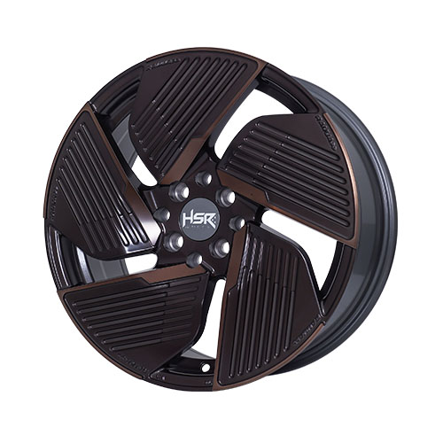 Velg Mobi Panther l HSR RAIJUA R17 GLOSSY GUN METAL CBS - HSR Wheel