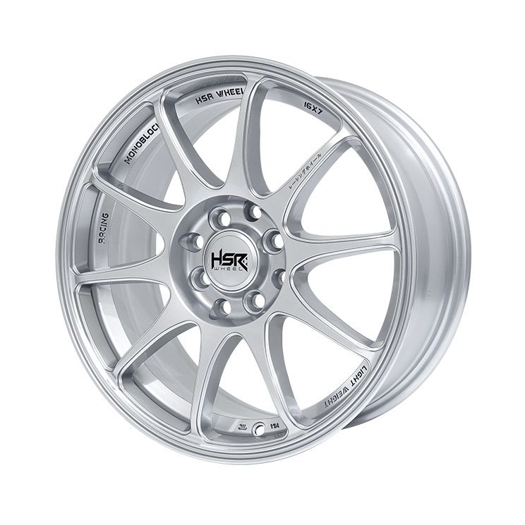 Velg Mobil Swift, Vios, Xenia HSR BOROKO 05 R16 IRON SILVER - HSR Wheel