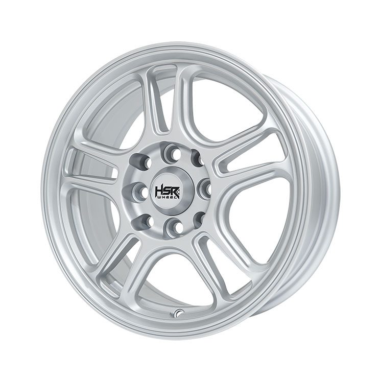 Velg Mobil Brio, Calya, Ayla HSR NX SPO R14 SILVER DUSH - HSR Wheel