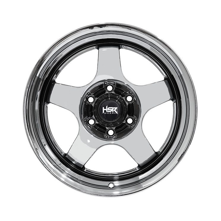 Velg Mobil H-1, Hilux, HSR BOB TCFS07 R18 BLACK CHROME - HSR Wheel