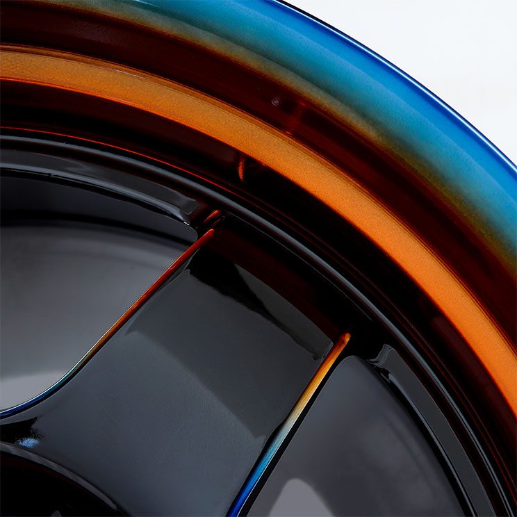 Velg Mobil HSR BOB TCFS07 R18 RBF/MILLED RAINBOW/RAINBOW LIP - HSR Wheel