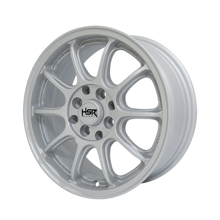 Velg Mobil Agya, Avanza, Ayla HSR FE03 R15 SILVER DUSH - HSR Wheel