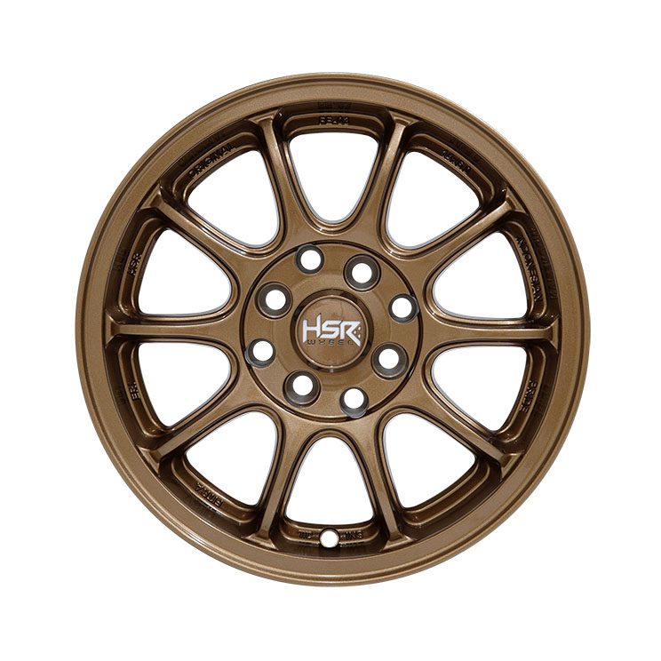 Velg Mobil Agya, HSR FE03 R14 GLOOSY COFFE BRONZE - HSR Wheel